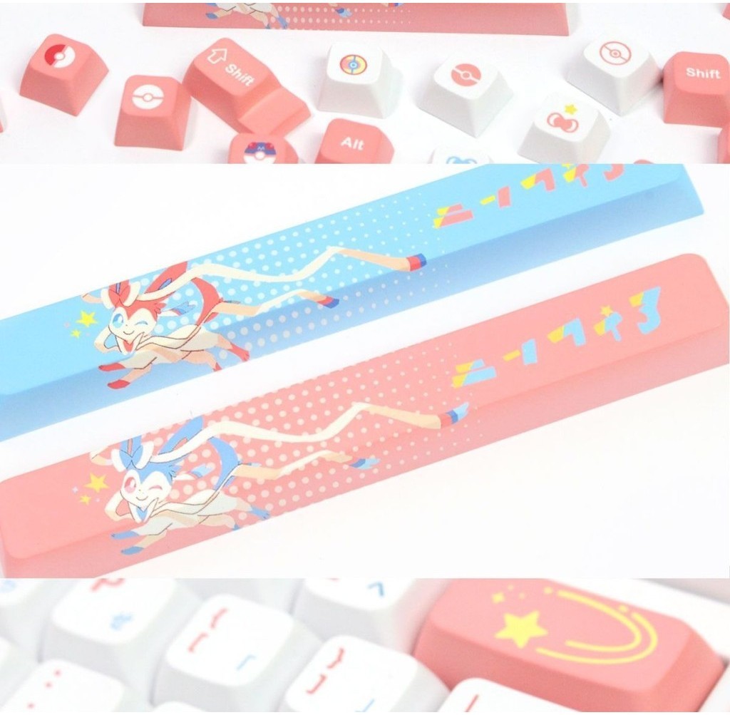 Sylveon Pokemon Keycap Similar XDA Profile PBT Five-sided Dye ...