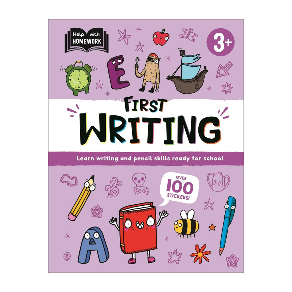 First Writing Educational Workbook (Age 3+) With 100+ Fun Reward ...