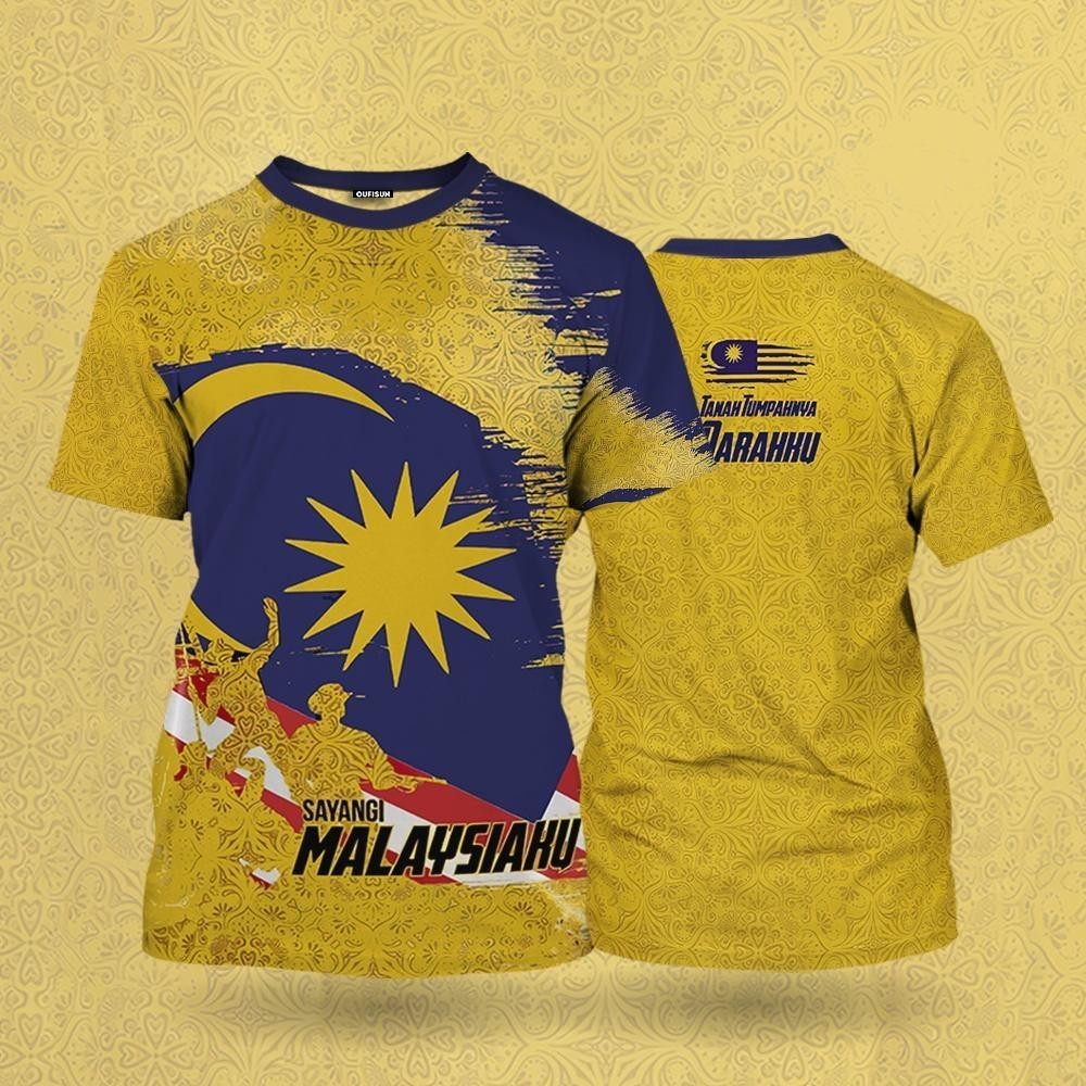 2024 Baju Merdeka Malaysia Axellent Hari Kemerdekaan Merdeka Tshirt ...