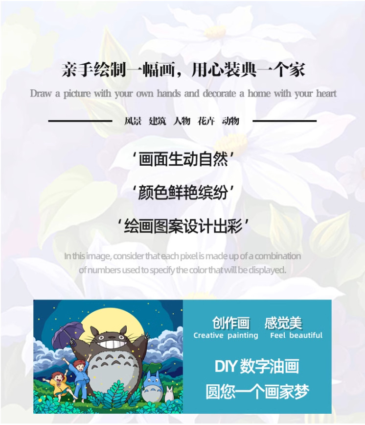 30*40 40*50cm DIY oil painting/Painting By Numbers with Professional ...