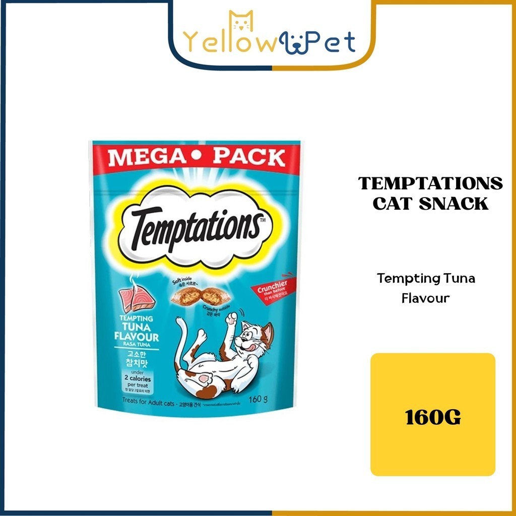 Temptations Cat Snack Tempting Tuna Flavour 160g | Shopee Malaysia