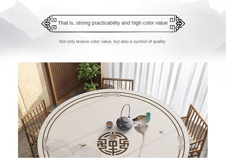 Round Silicone Table Mat Waterproof Anti-scalding Dirt-resistant ...