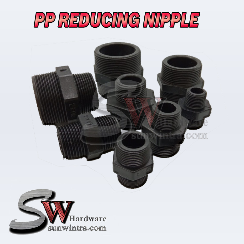 SW HARDWARE Poly Fittings Reducing Nipple / Reducing Bush Sambung Paip ...