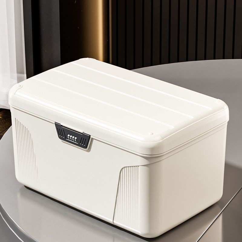 ID storage box Large capacity password storage box Valuables with lock ...