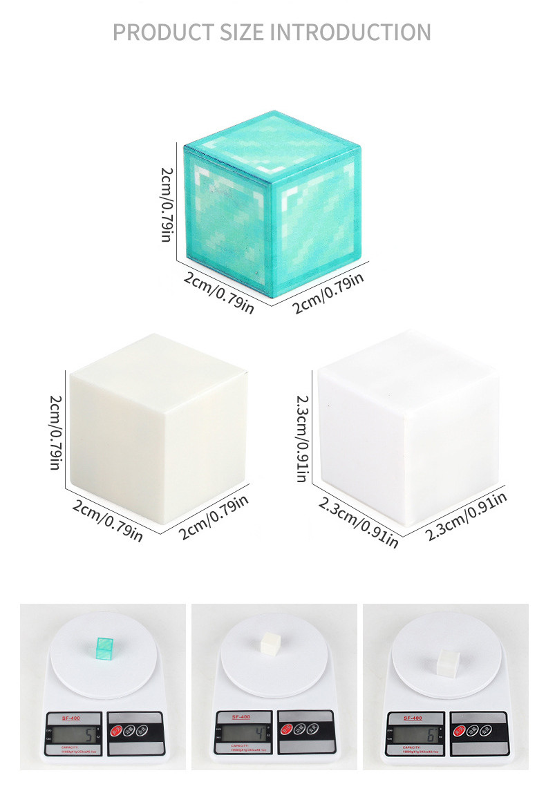 Minecraft Magnetic Cube Merchandise Ore Magnet Assembly DIY Building ...
