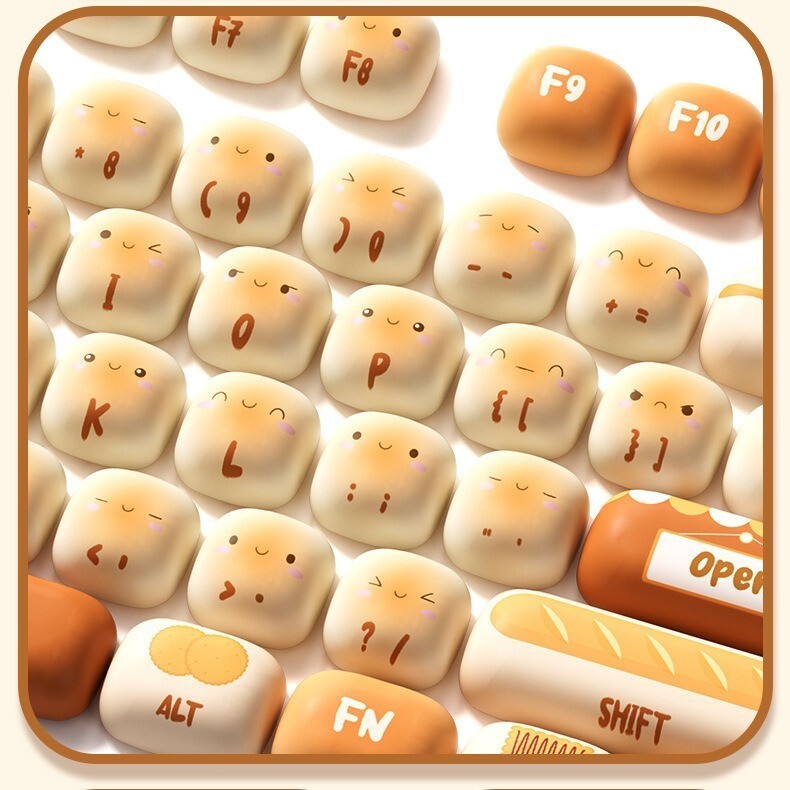 AKKO 138-Keys Cute Cartoon Keycaps MOG Height Custom PBT Keycap Girl ...