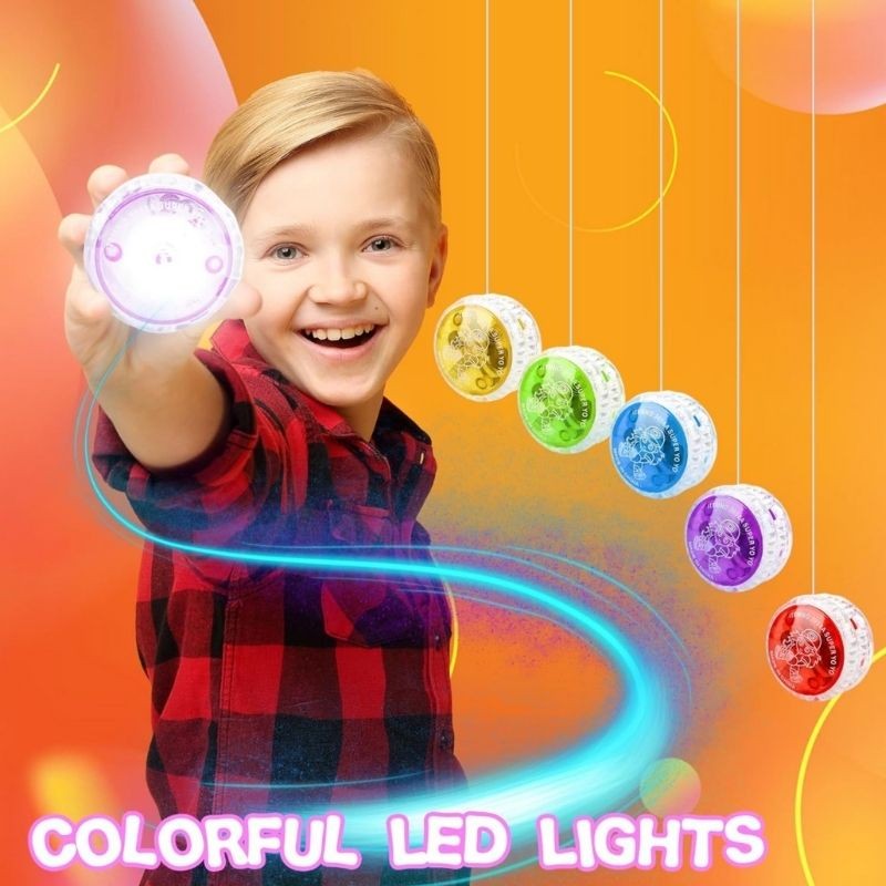 CTD LED Light YoYo Toy Luminous yoyo Kids String Control Creative Hobby ...