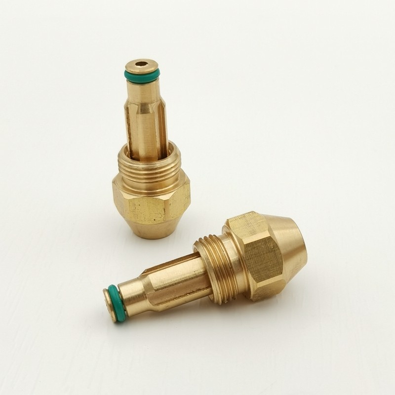 Siphon Oil Nozzle Brass Full Cone Air Atomizing Sprayer Waste Oil ...