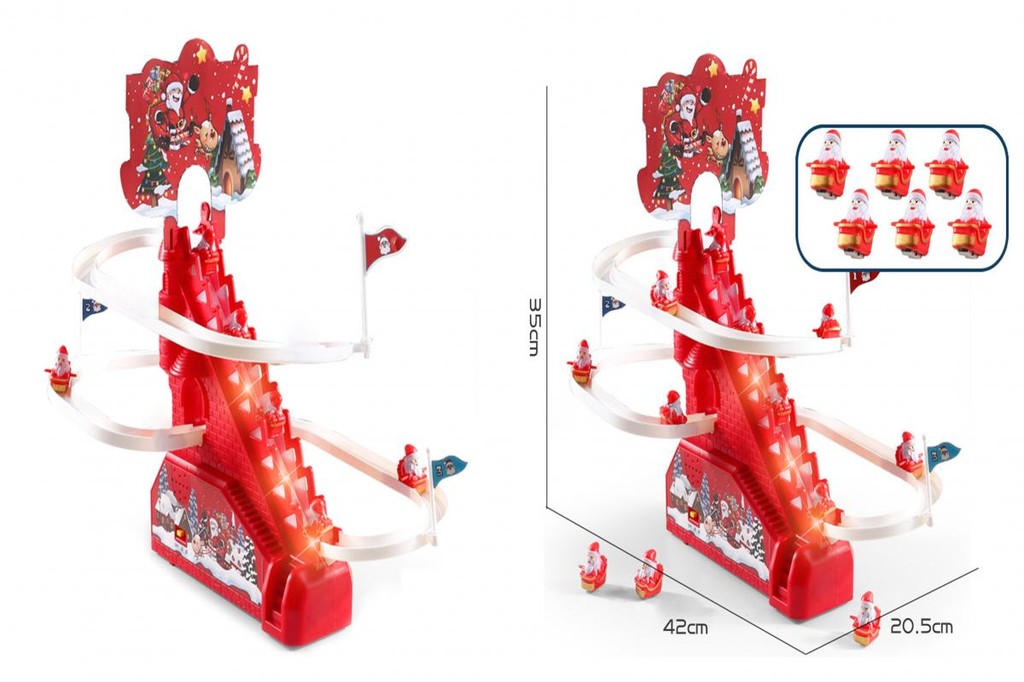 Children Santa Climbing Toy Santa Climbing Toy with Music Christmas ...