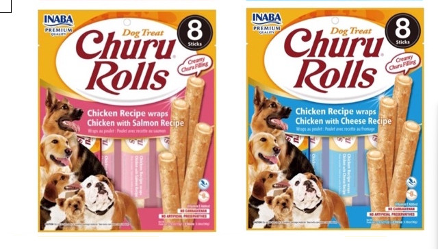 Inaba Dog Churu Rolls 8pcs | Shopee Malaysia