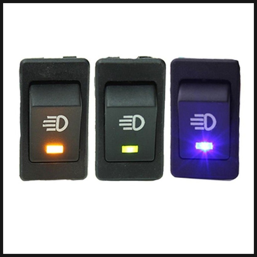 Optional Color Boat Shape 12V 35A Car Auto Fog Light Rocker Toggle ...