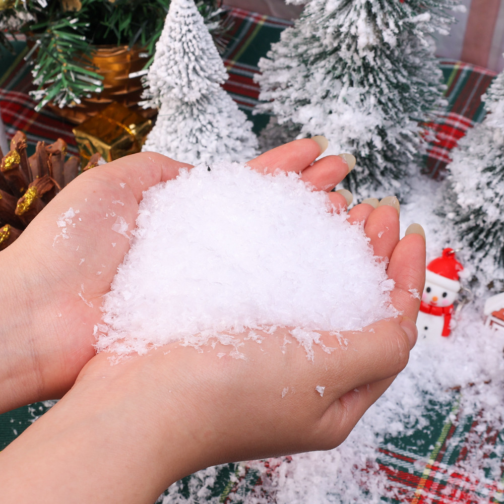 Christmas Artificial Winter Snow - Party Atmosphere Decoration - White ...