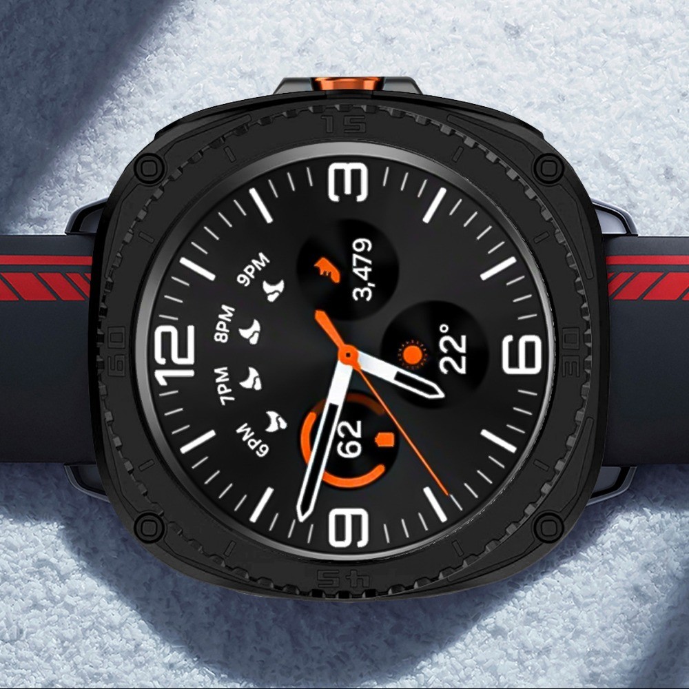 Armored Watch Case+Rotating Bezel For Samsung Galaxy Watch 8 Classic ...