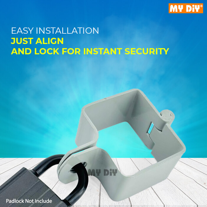 2" 3" 4" Padlock Bracket Iron Gate Lock Clamp / Kunci Pagar / Padlock ...