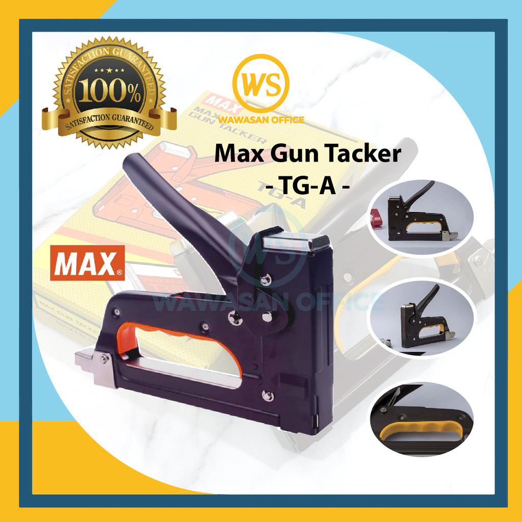 MAX Gun Tacker TG-A / Max Stapler Gun Stapler TG-A / Tacker Gun ...