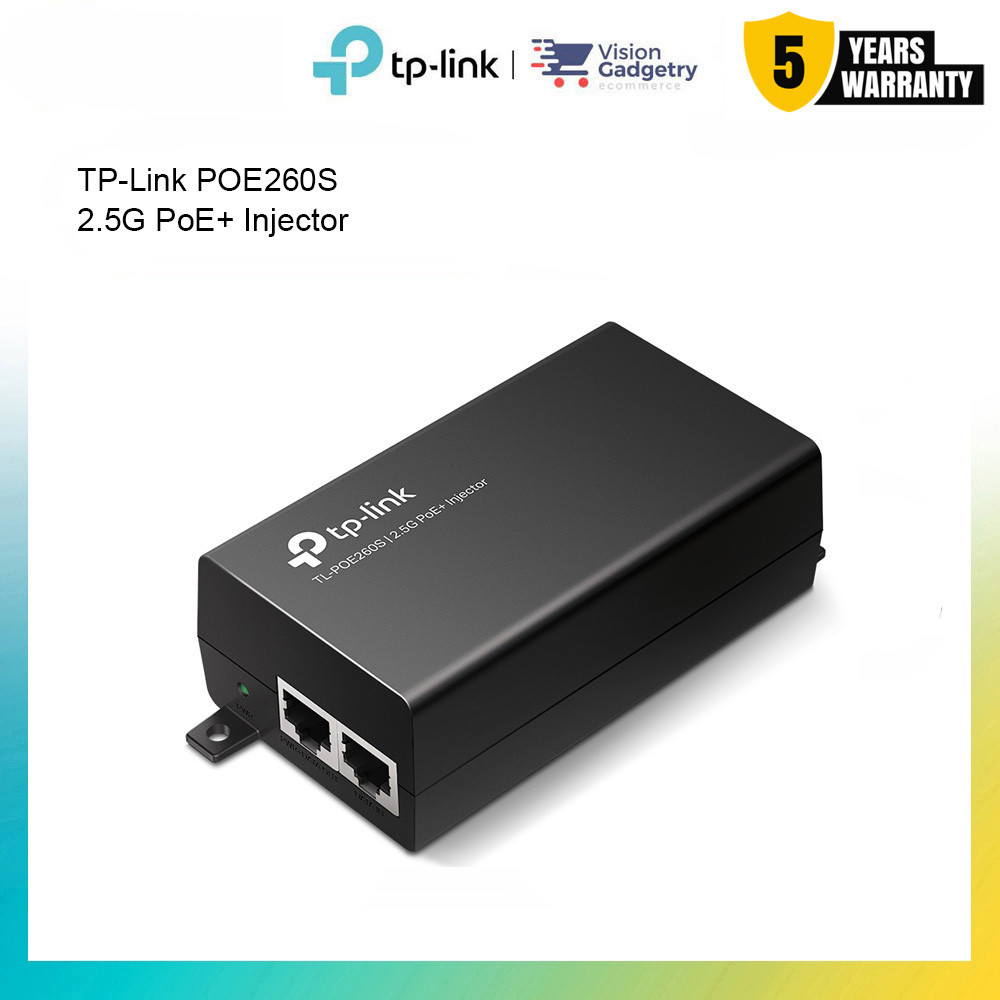 TP-Link TL-POE260S 2.5G PoE+ Injector 30W | Shopee Malaysia