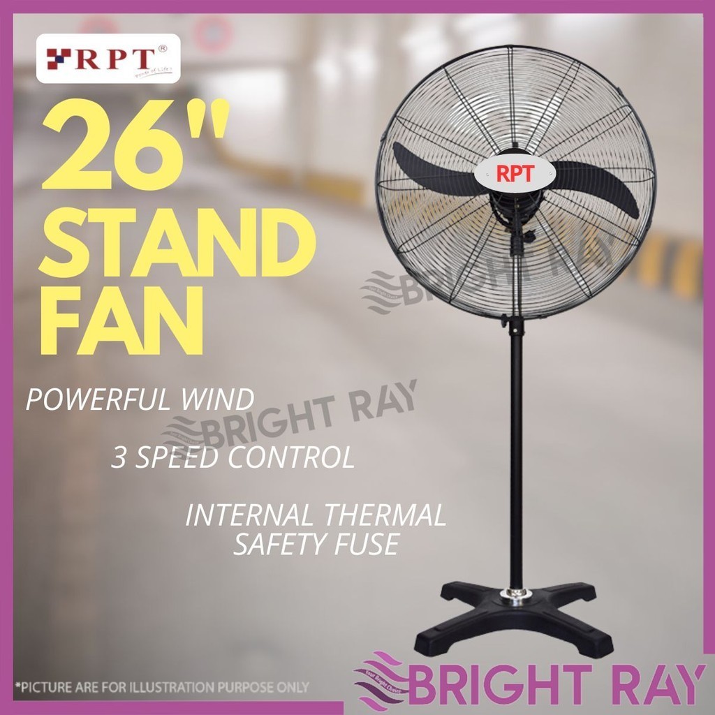 RPT 26" Stand Fan Industrial Series Fan Kipas Besar Kilang Kipas ...