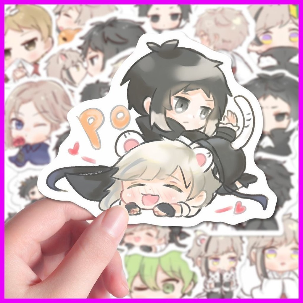 Stickers Bungo Stray Dogs (60 Sheets) Akutagawa Ryunosuke New Style ...