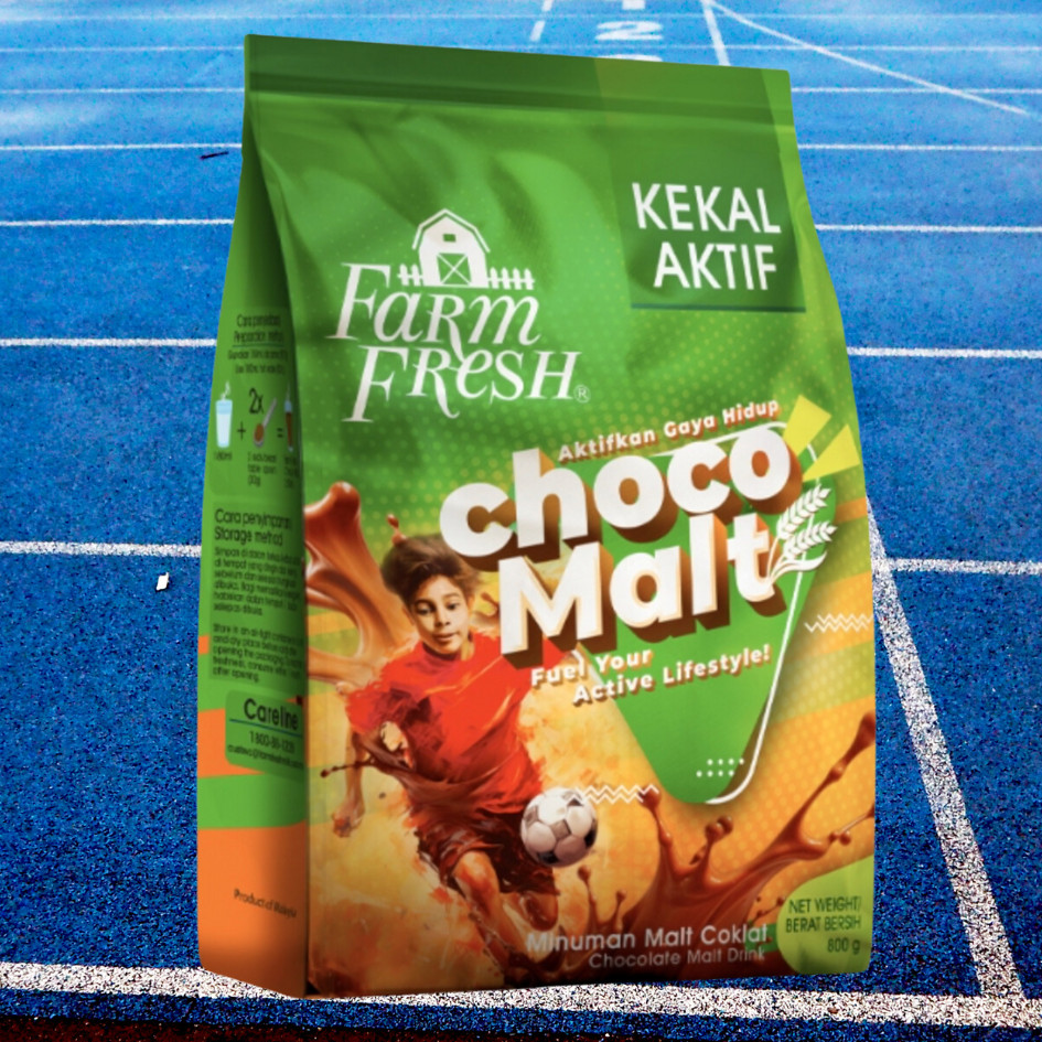 Farm Fresh Choco Malt Powder (800G) Susu Coklat Ganti Milo | Shopee ...