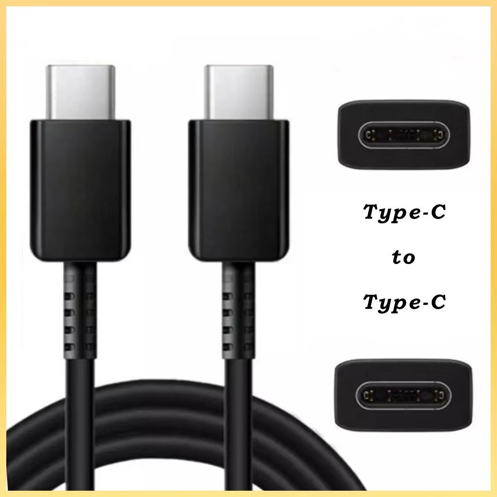 45W/25W pengecas cepat UK plug super cepat PD jenis C ke jenis C kabel ...