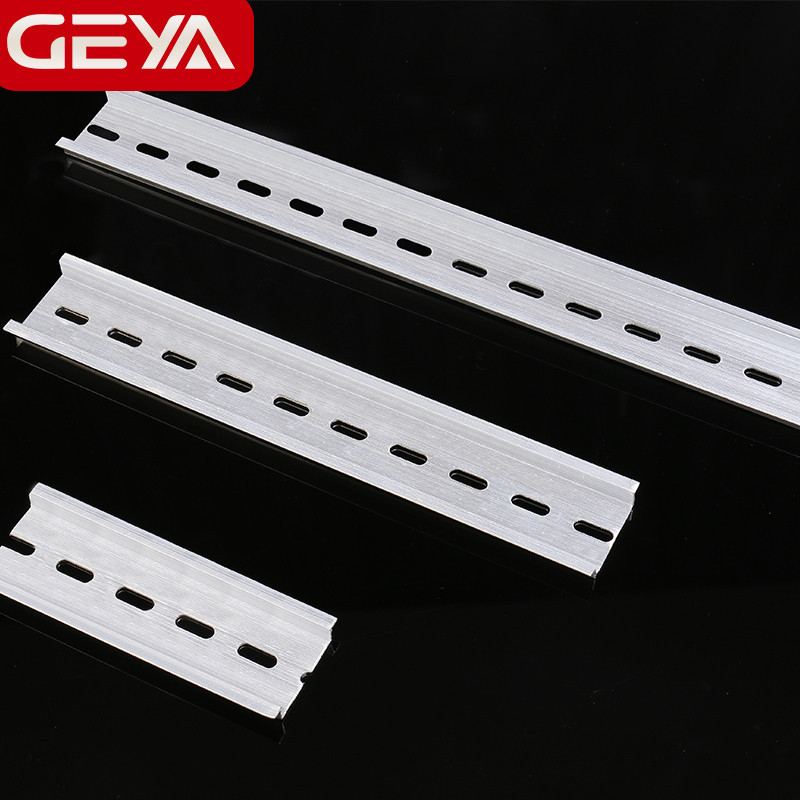 GEYA Guide Rail Aluminum Universal Type 35mm Slotted DIN Rail Long 10cm ...