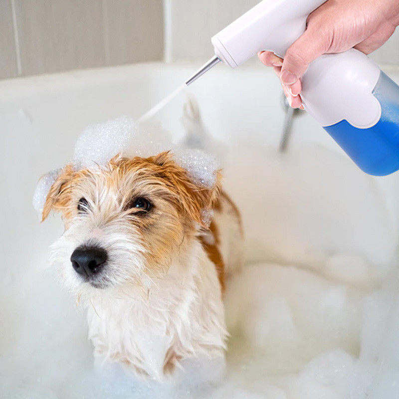 HamshMoc Pet Bath Tool Electric Portable Dog Cat Bubble Machine Large ...