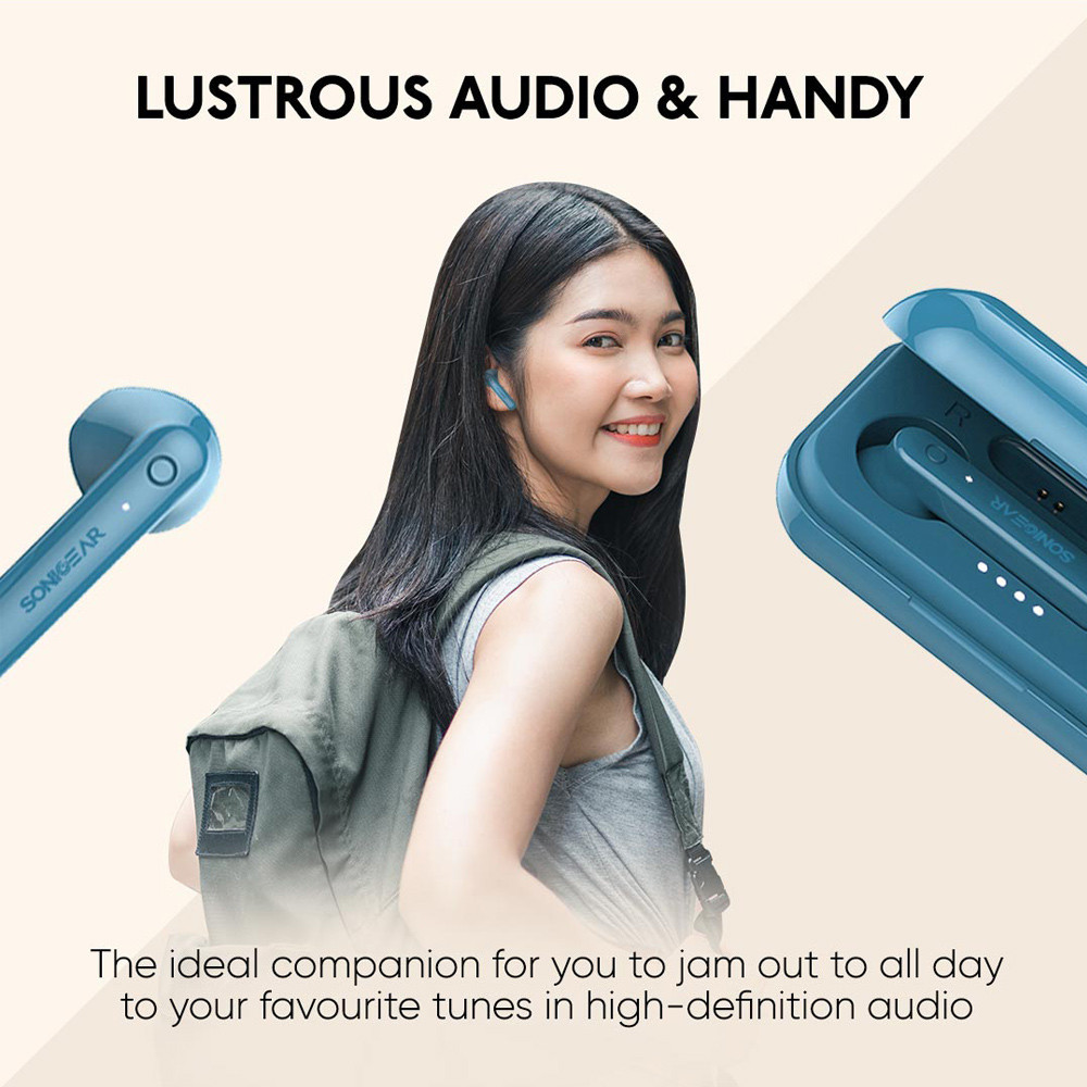SonicGear TWS 3 Bluetooth 5.1 ENC Earphone with 24 Hours Playtime ...