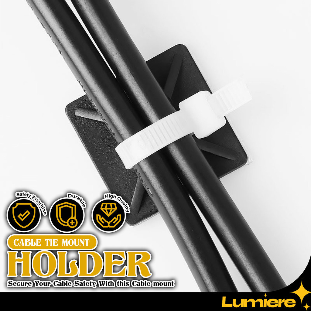 Tie Mount Self Adhesive Stick On Mount For Cable Ties Routing Wire ...