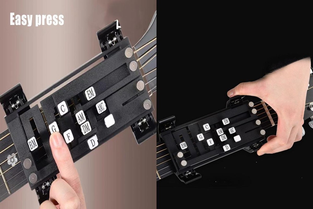 SGES One-touch Chord Tool Easy Guitar Chord Trainer Tool for Beginners ...