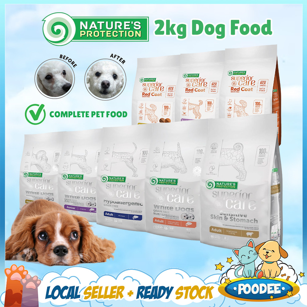 POODEE NATURE'S PROTECTION Dog Food 1.5KG Superior Care Hypoallergenic ...