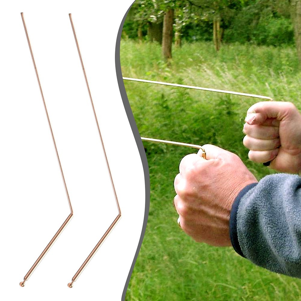 [Super] Copper dowser - 2 pieces dowsing rods + dowser pendulum ...