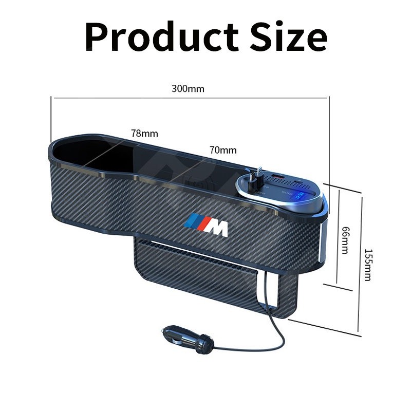 BMW M Car Seat Clearance Filler Storage Box Front Seat Console Side ...