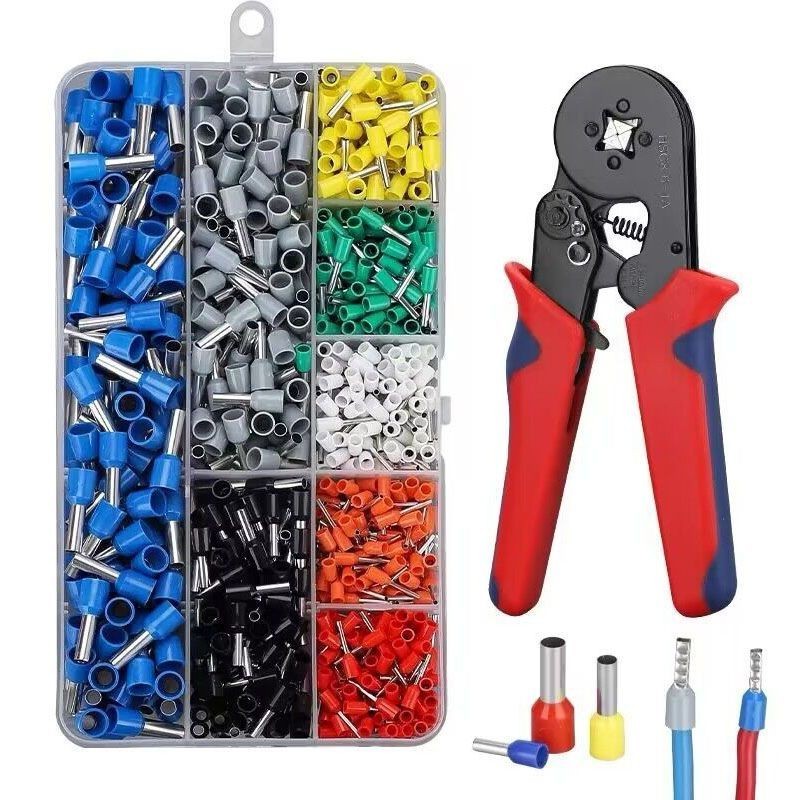 [READY Stock] ve Tube Type Cold Press Connection Terminal Set Copper ...