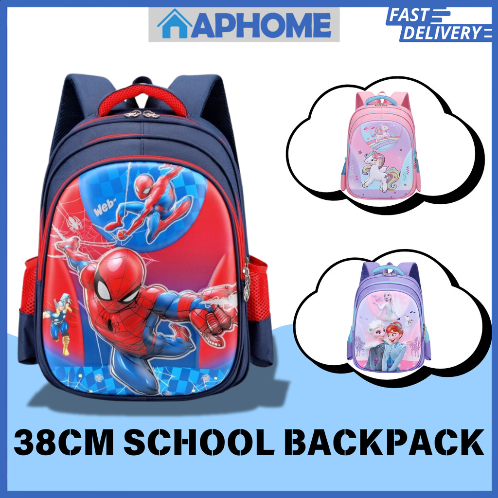 38cm Cartoon School Backpack Kids Children High Quality Backpack Bag ...