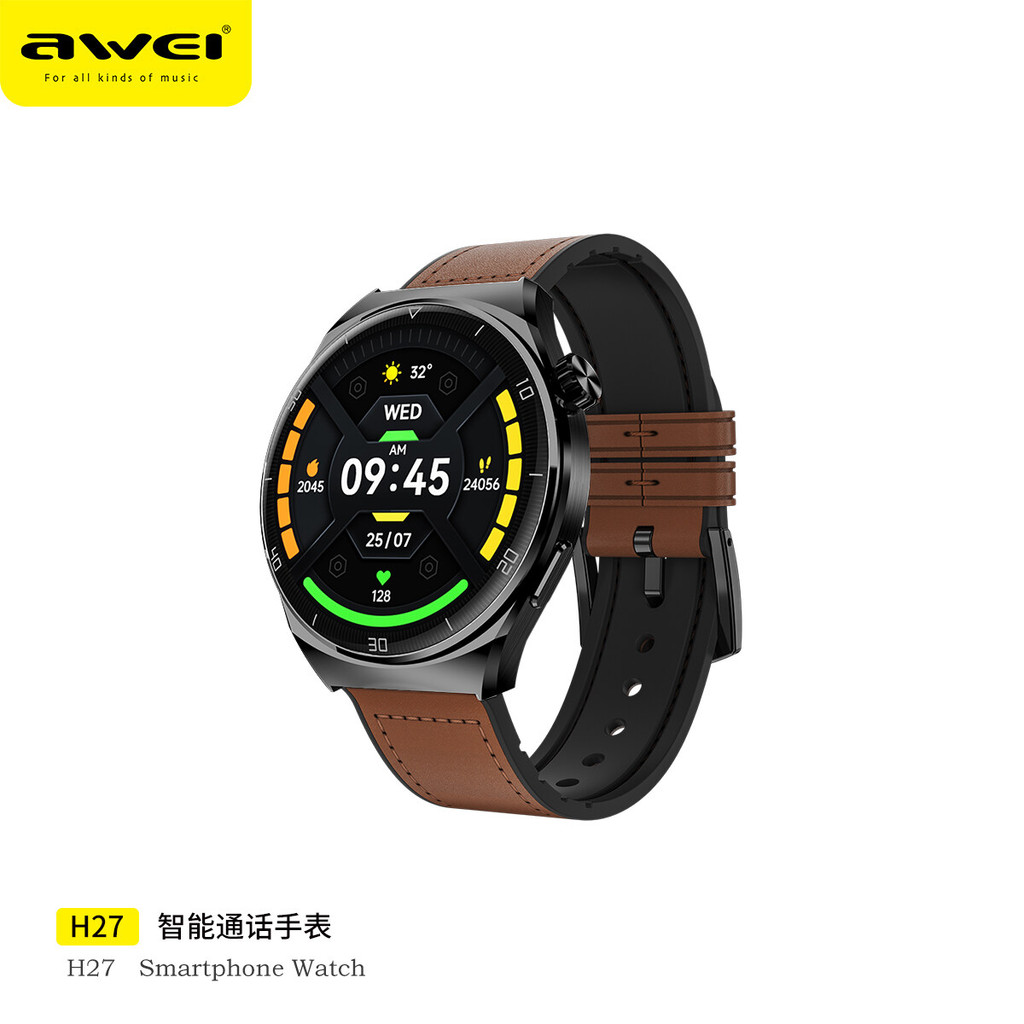 Awei H27 Smart Watch AMOLED Display NFC Payment Phone Call Sport ...