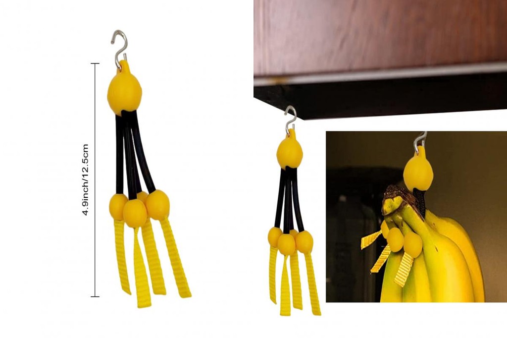 Freshness-preserving Banana Stand Foldable Banana Hook Hanger for Fresh ...