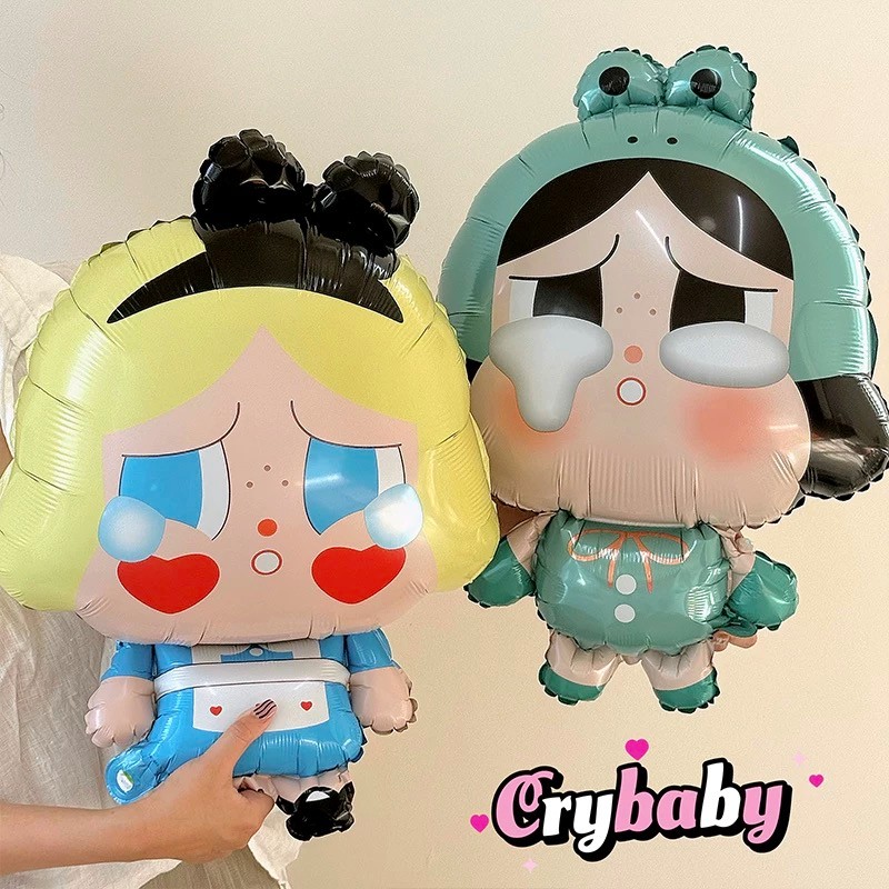 Hot Sale CRYBABY Crying Baby Cartoon Aluminum Film Balloon Pop Mart ...