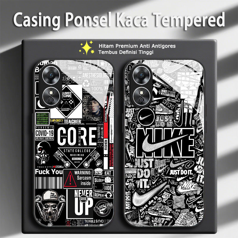 Jenama fesyen adidas nike Phone Case For OPPO A1 A18 A17 A17K A16K A16 ...