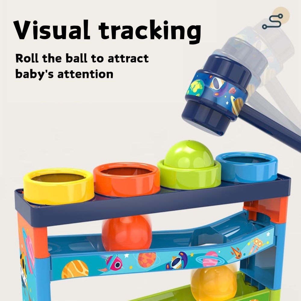 Knock Ball Toys Baby Rolling ball Track Slide Educational Early ...