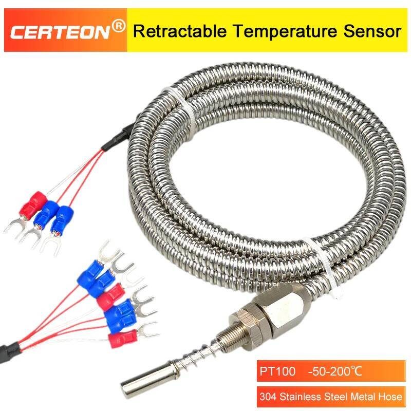 PT100 Temperature Sensor RTD Probe for Motor Bearing Surface ...