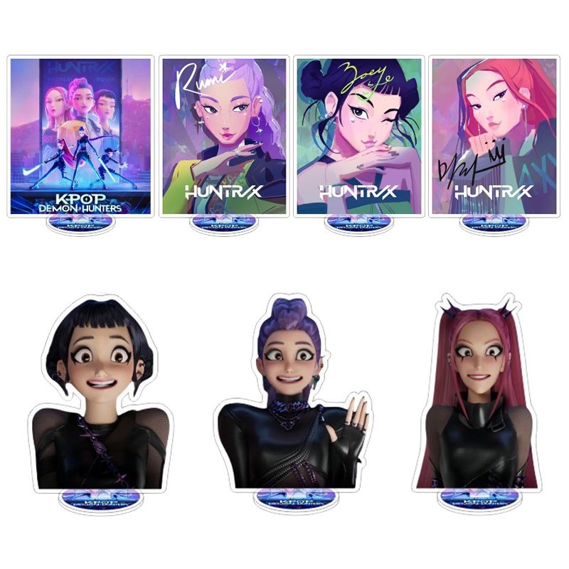 KPOP Demon Hunter Acrylic Standee Anime Huntrix Stand Creative Tabletop ...