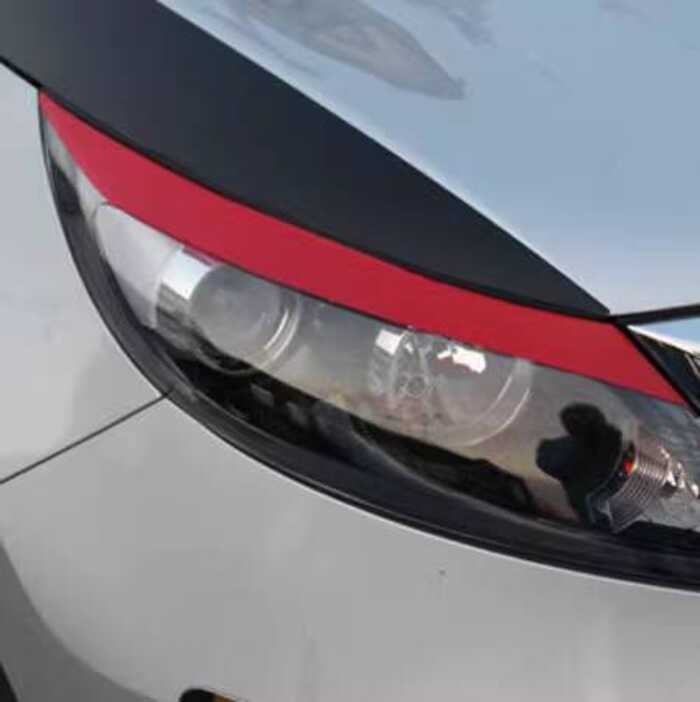 Smart Running Headlight Sticker Eyeliner Car Sticker Kia Unique ...