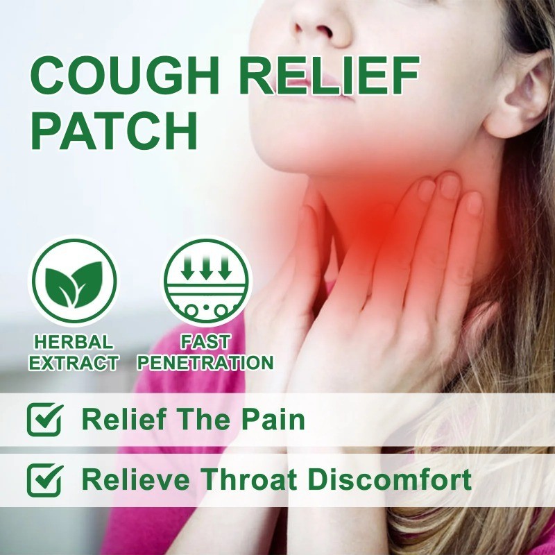 Cough Relief Patch Treatment Excessive Phlegm Dryness Itching Asthma ...