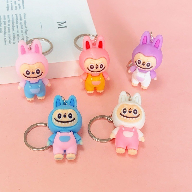 Labubu Little Sheep Keychain Bag Keychain Pendant Toy Pendant | Shopee ...
