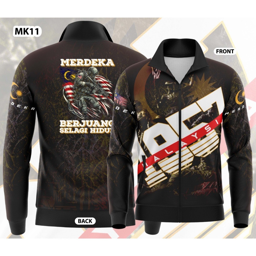 MERDEKA CODE MK11 FULL SUBLIMATION COLLAR JACKET | Shopee Malaysia