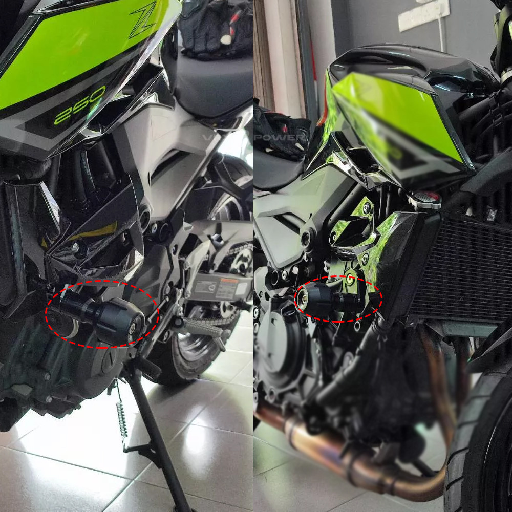 Frame Slider for KAWASAKI NINJA250 Z400 NINJA400 NINJA500 Motorcycle ...