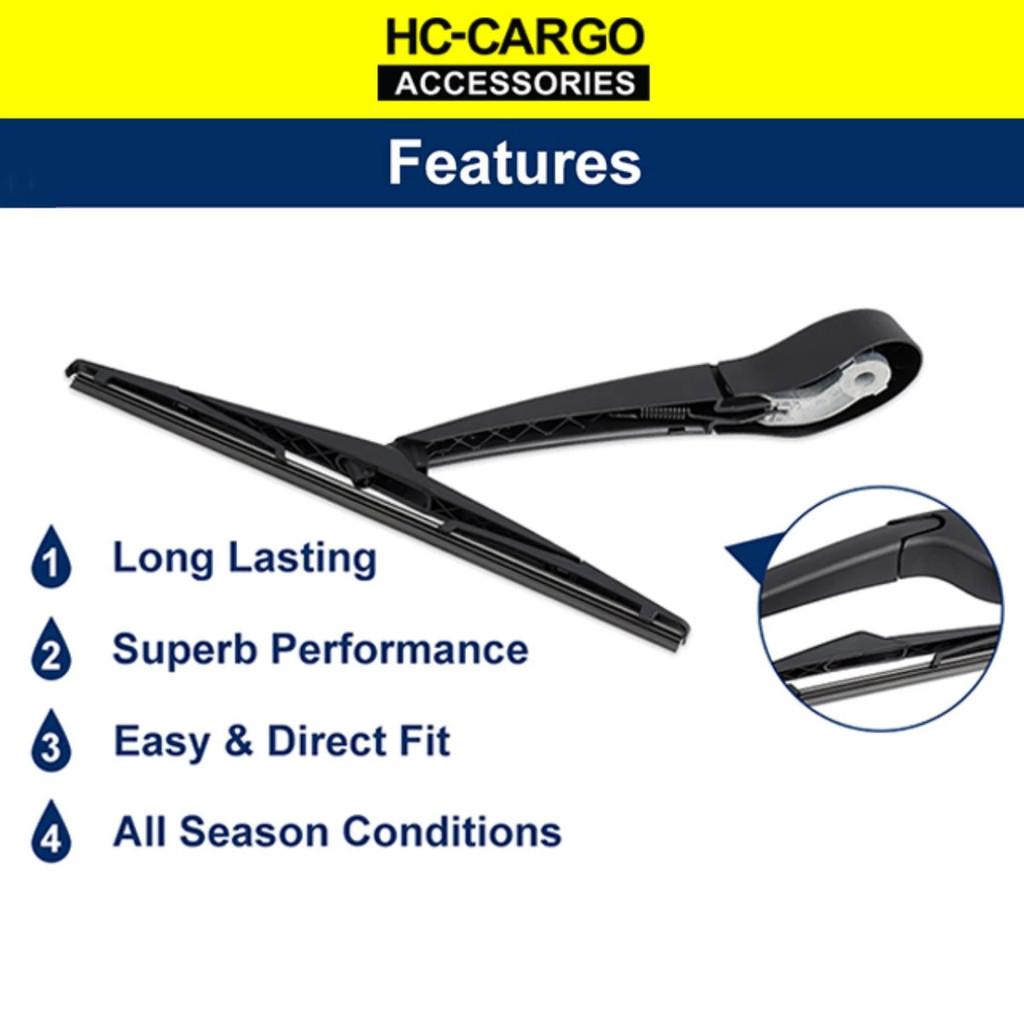 Honda HRV HR-V 2015 ~ 2022 AERO Rear WIPER Windshield OEM Wiper Arm ...