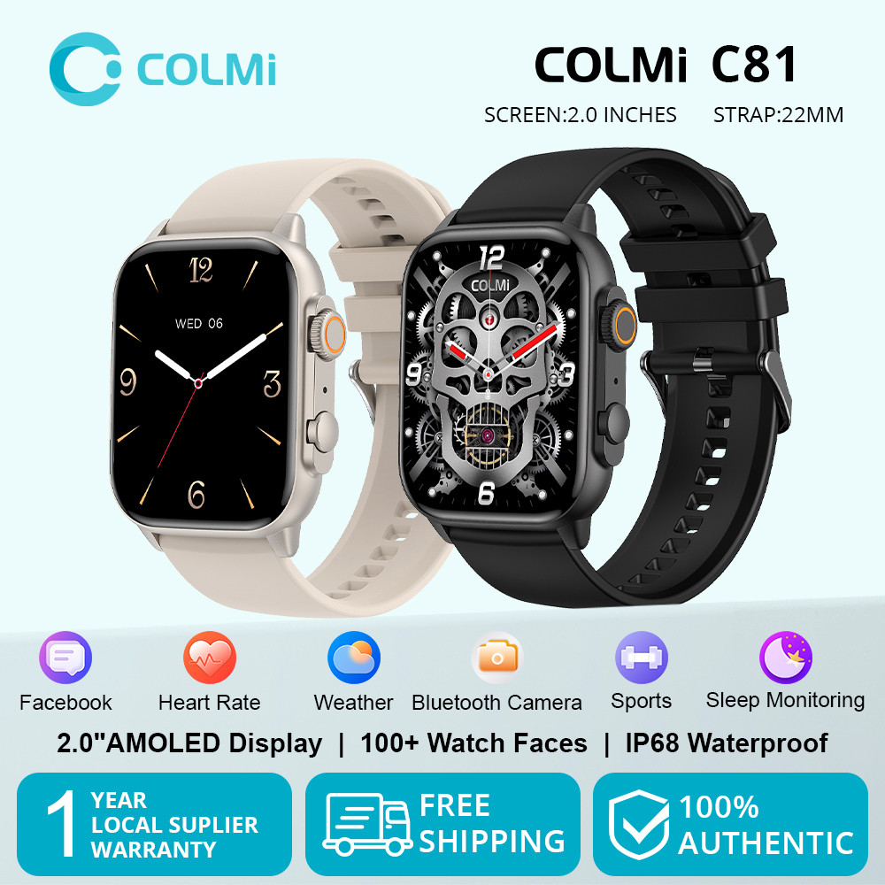 COLMI C81 Smart Watch IP68 Waterproof Original Bluetooth Calling AMOLED ...