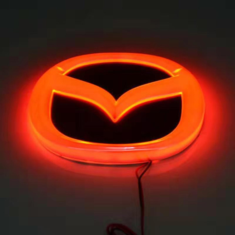 LED Car Front Emblem Lamp Rear Trunk Logo Cover Sticker Light Badge ...
