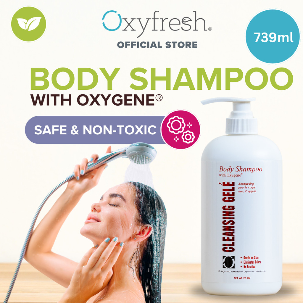 Oxyfresh® Cleansing Gele Body Shampoo - Remove Odors, Body Wash, Bubble Bath | Sabun Mandi (12 ...